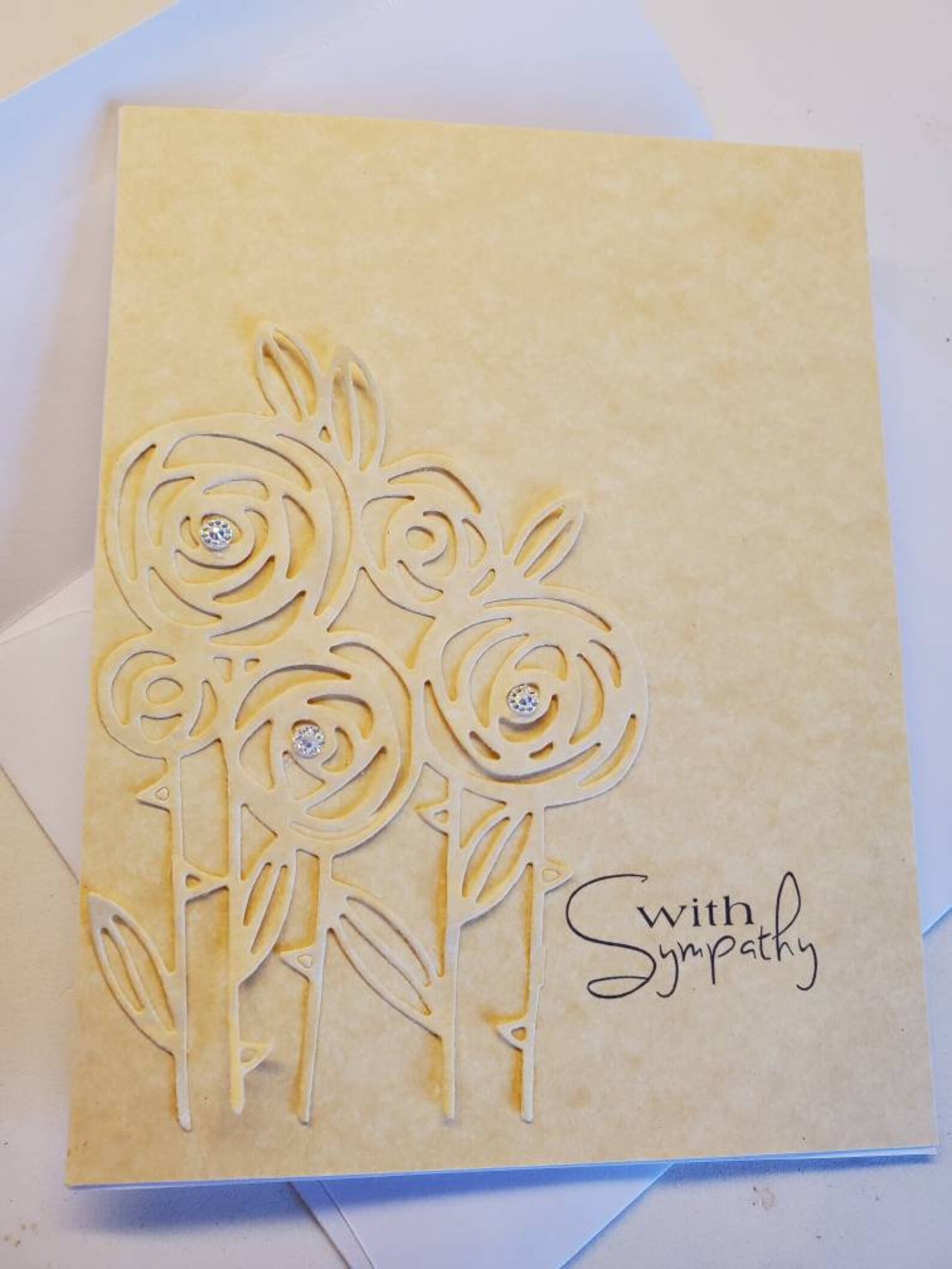 Handmade Sympathy Card. Bereavement. Grief. Loss of a Loved - Etsy
