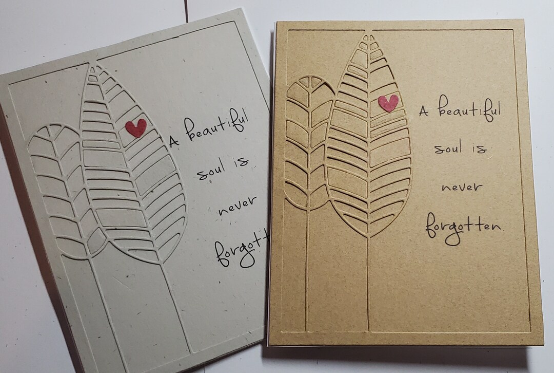 Handmade Sympathy Card. Bereavement. Grief. Loss of a Loved - Etsy