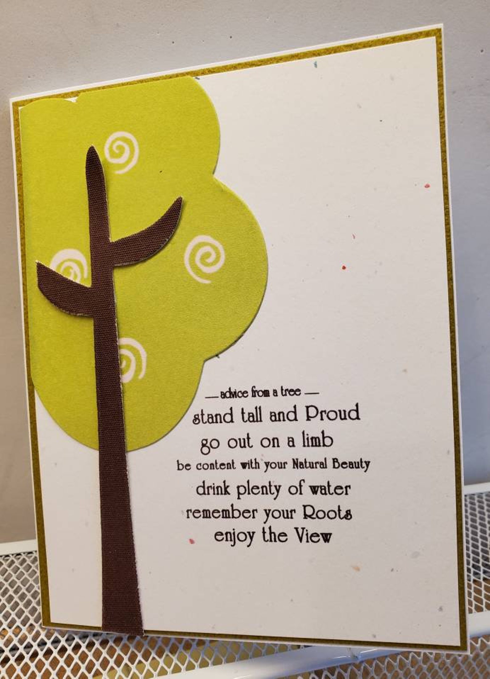 Handmade Inspirational Card. Encouragement. Unisex. Just | Etsy