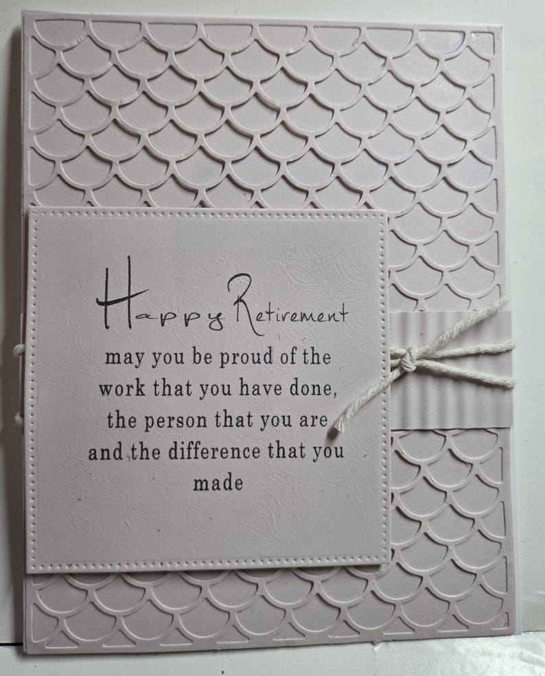 Handmade Retirement Card. for Him. for Her. Unisex. Boss. Coworker ...