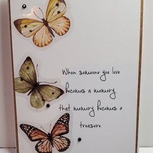 Handmade Sympathy Card. Bereavement. Grief. Loss of a Loved One ...