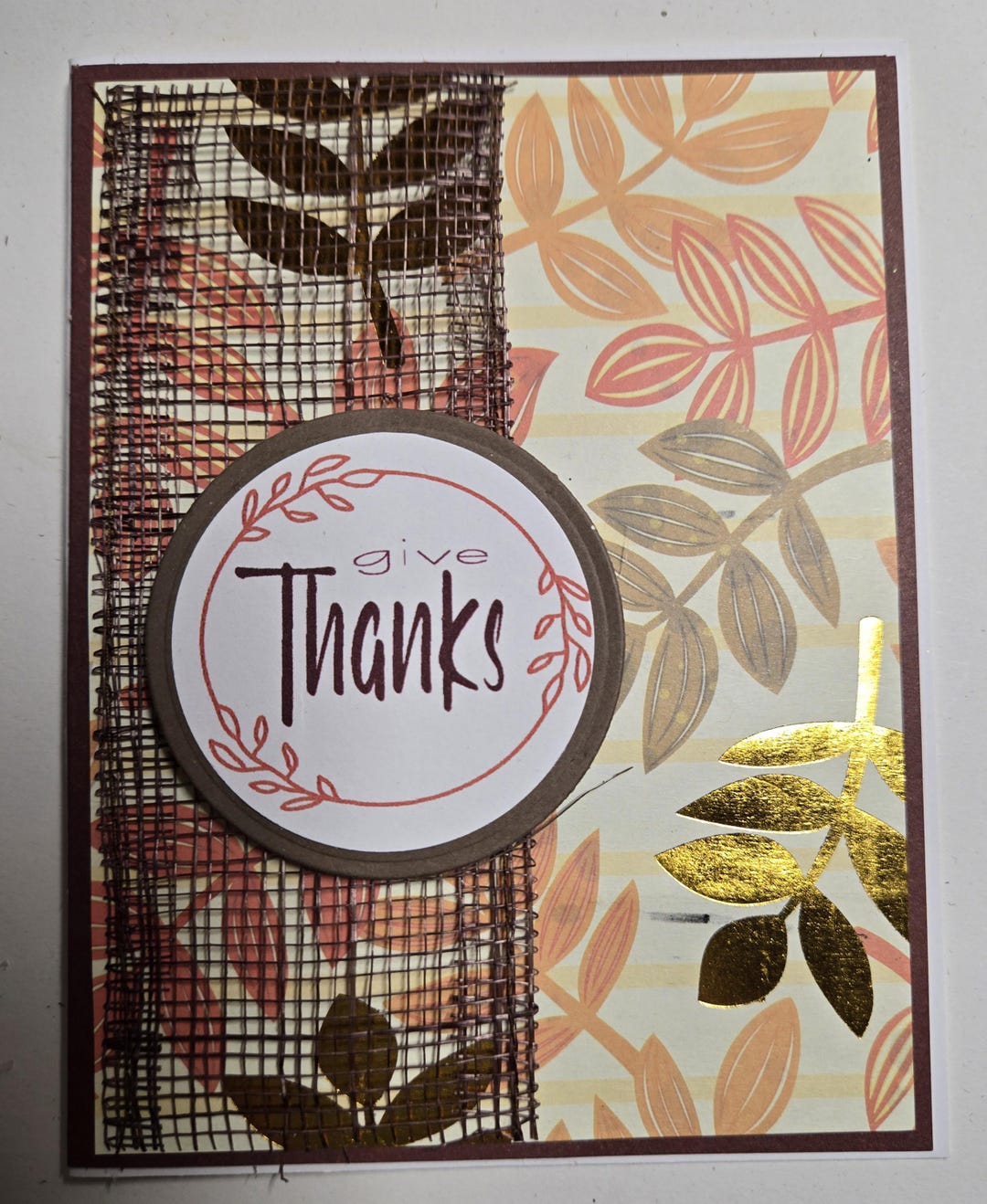 Handmade Fall or Thanksgiving Card. Fall. Unisex. Autumn. Friendship ...