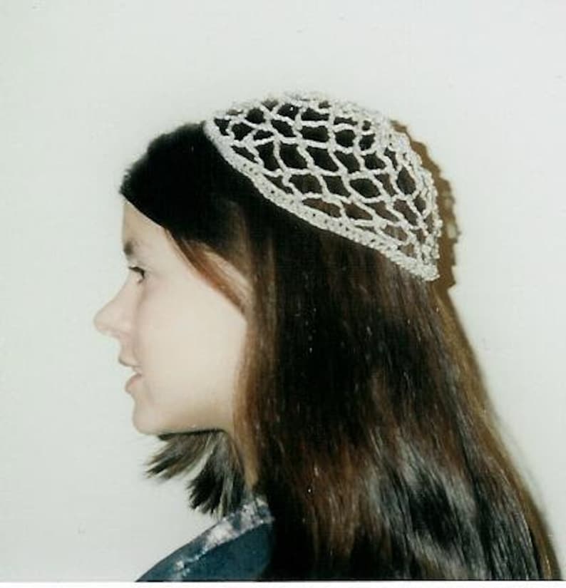 Juliet Cap Beaded in Metallic Combination Thread. - Etsy