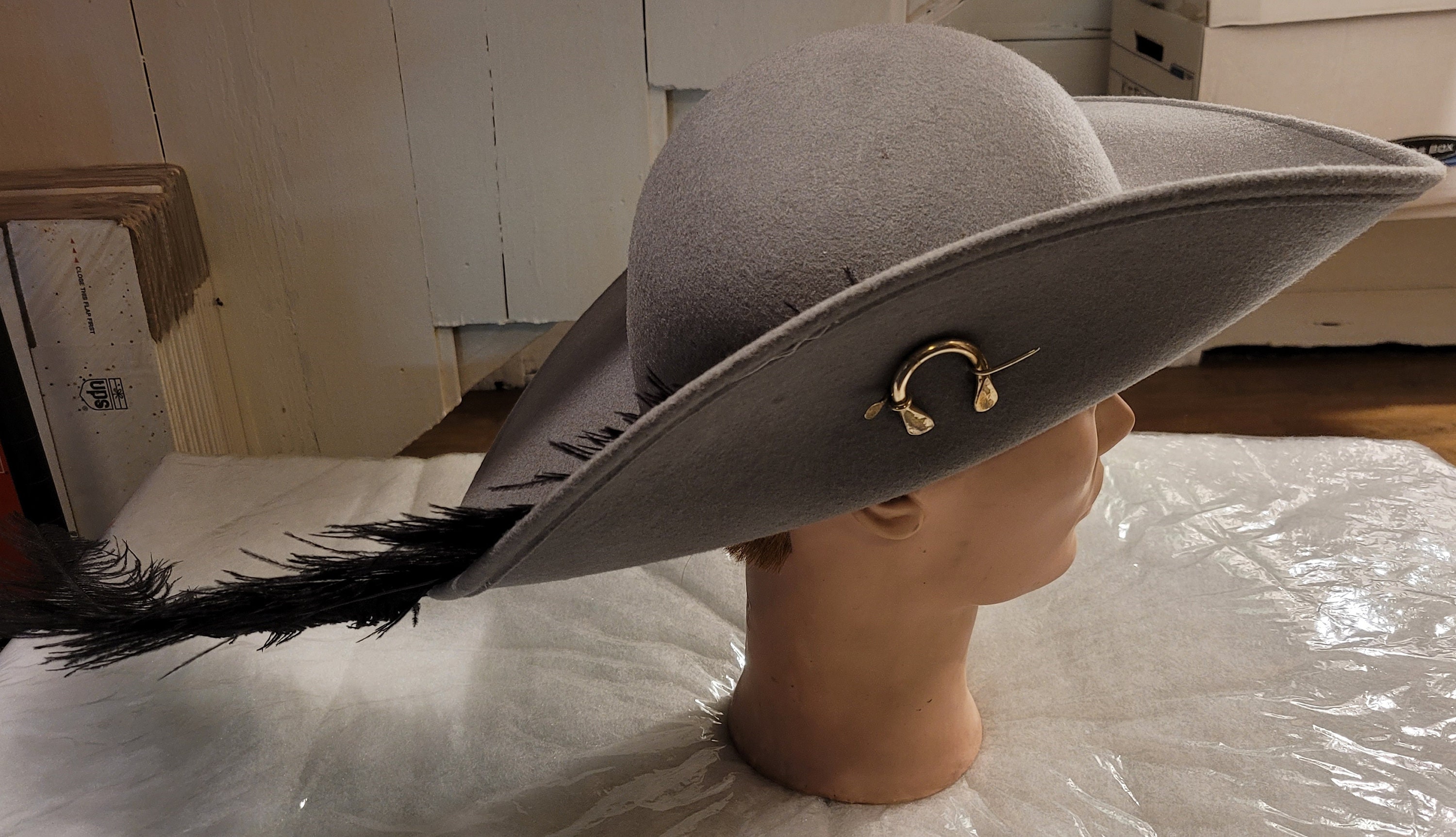 Finished Edge Cavalier Hat - Etsy UK