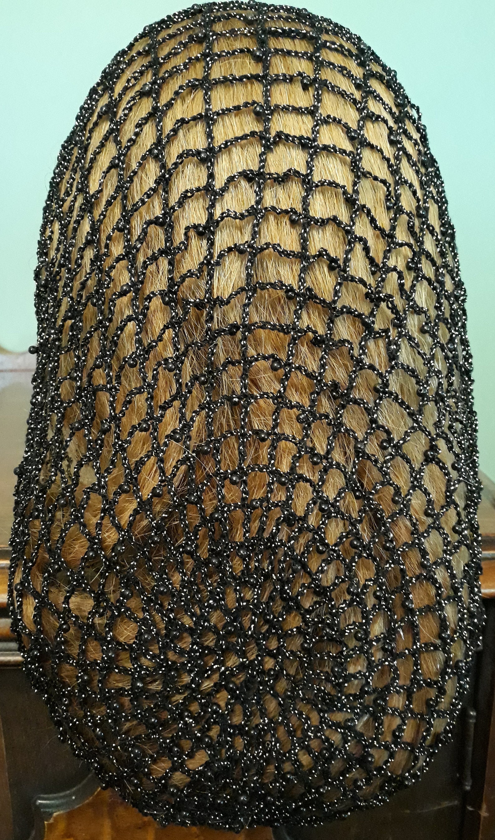 Cinderella II Snood - Beaded Every Row in Metallic Combination Thread ...