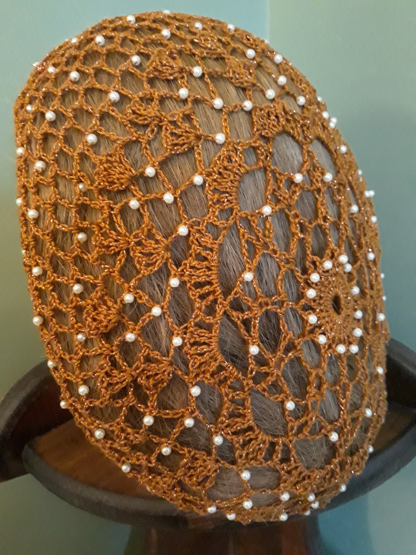 Simplicity Snood Pattern Beaded Alternating Rows in Metallic - Etsy