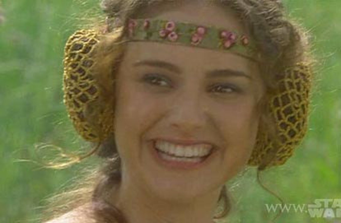 Pair of Golden Bun Covers Costume Accessory for Padme - Etsy