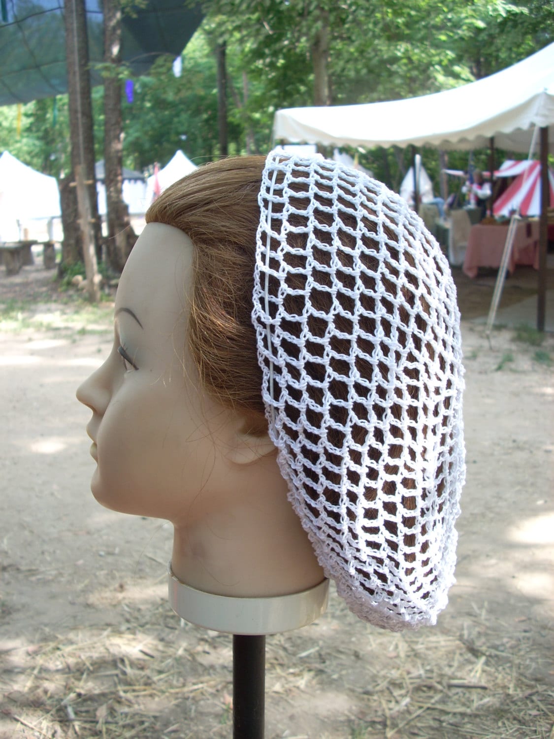 Cotton Handmade Hair Snood in my Standard Pattern-3 Lengths available