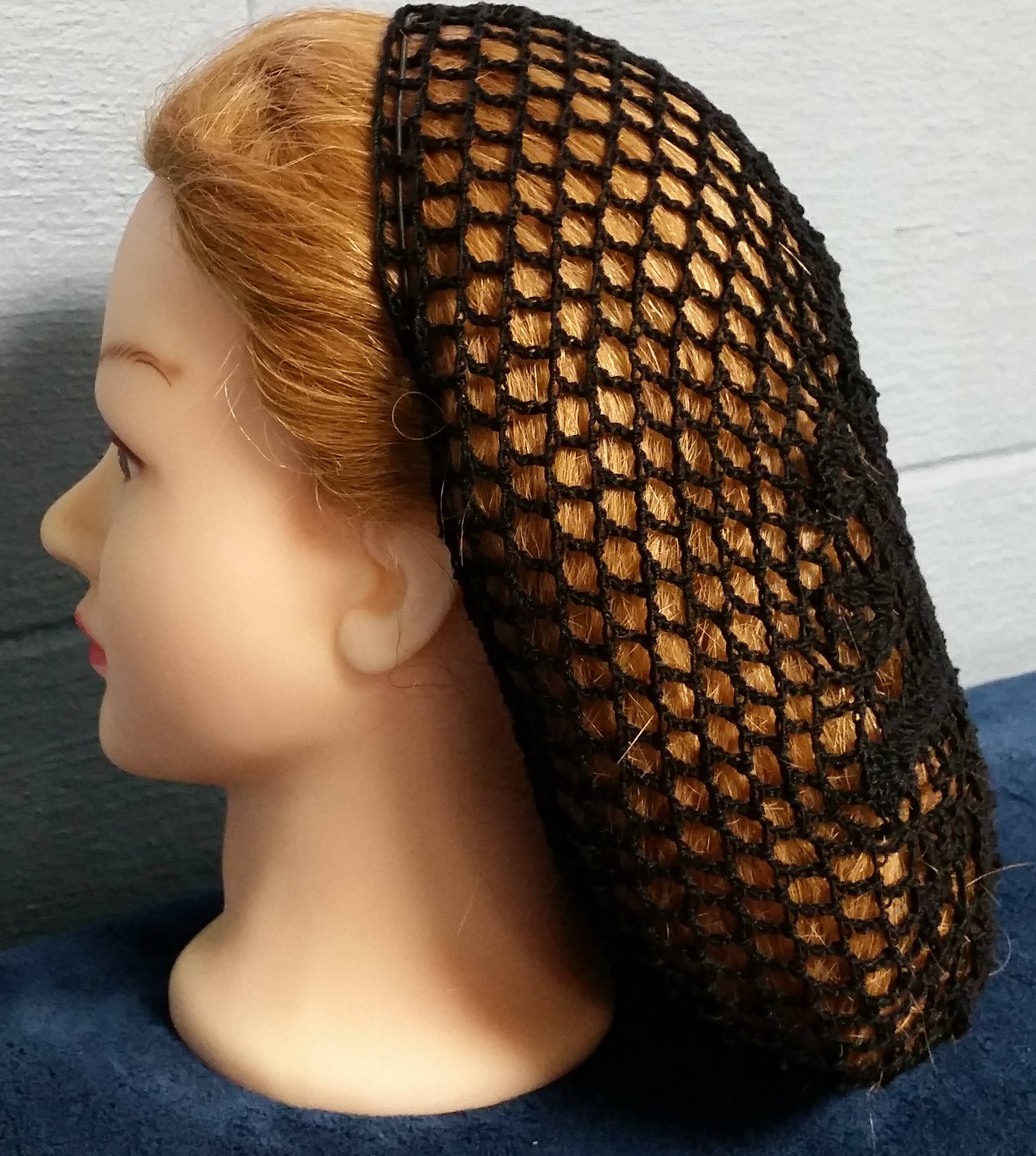 Lacy II Fancy Hair Snood in Cotton- Regular Length