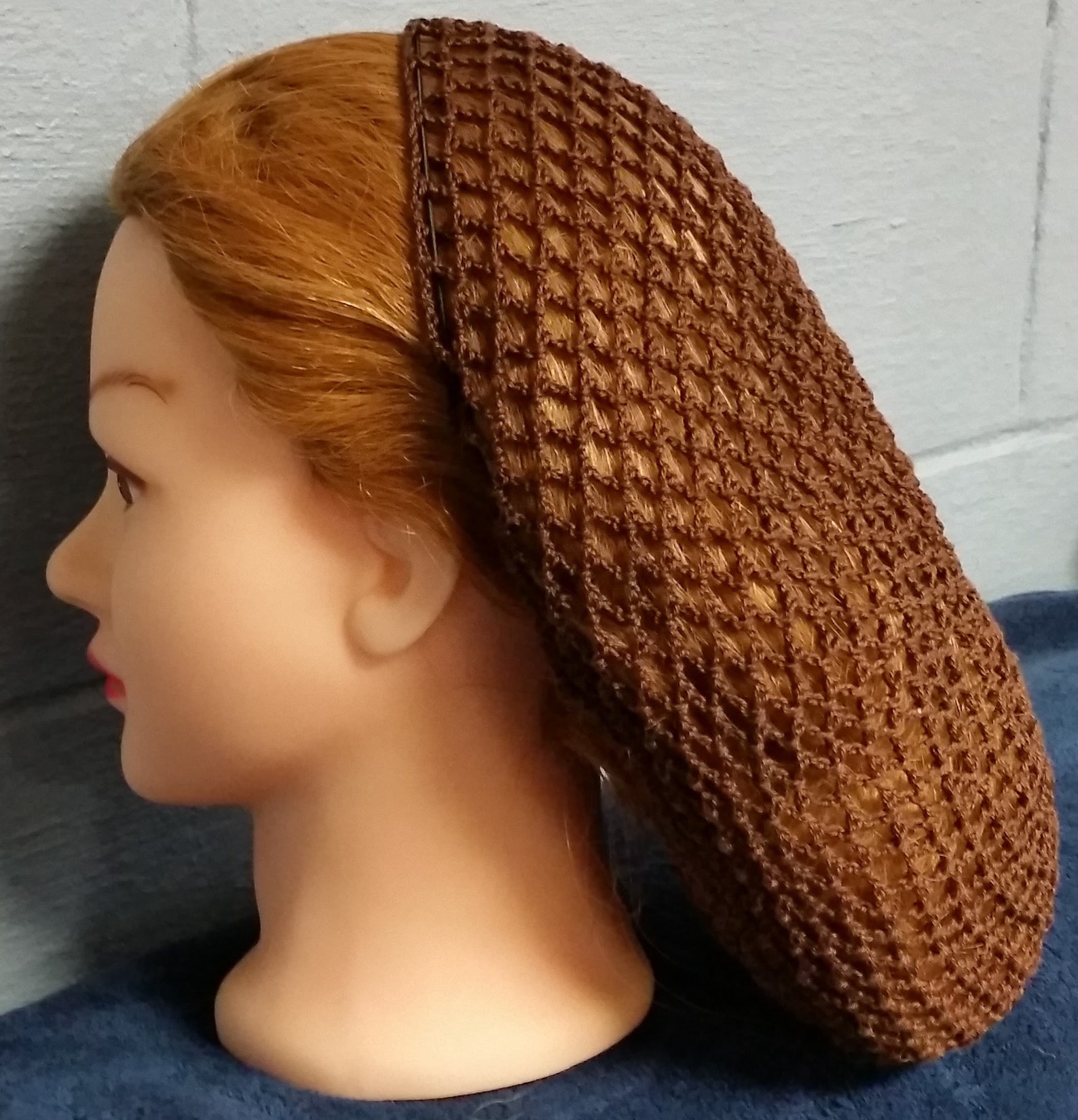 Cotton Handmade Hair Snood in My Standard Pattern-3 Lengths Available ...