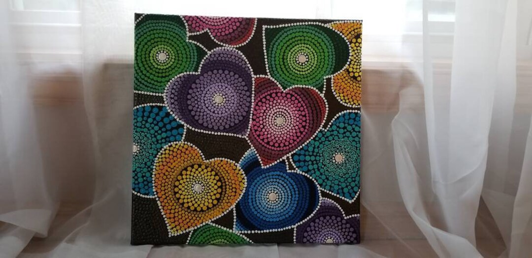 In Love Dot Art - Etsy