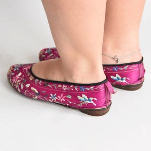 30s/ 40s Sweet Steps House Shoes/ Vintage Embroidered Slipper ...