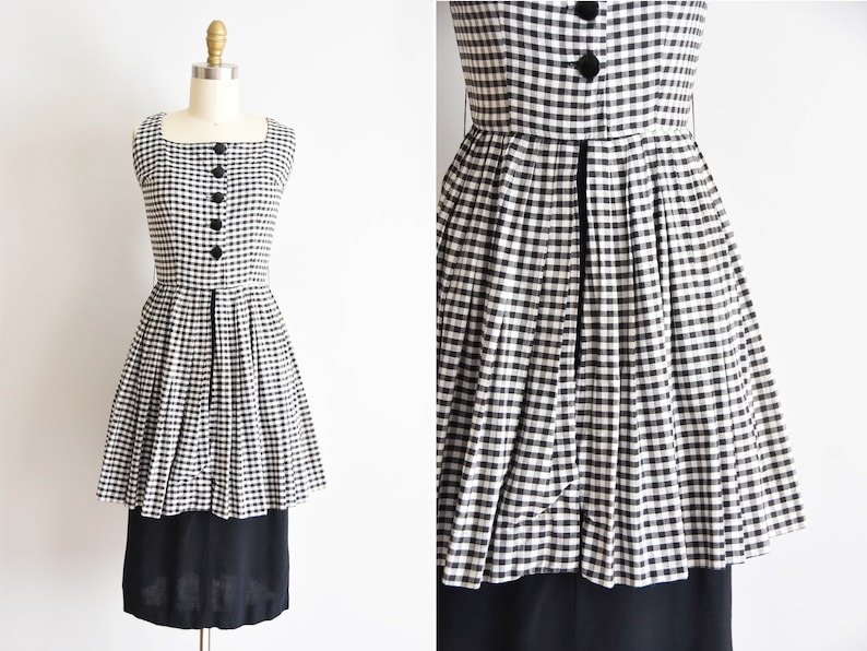 1950s Game of Chess Dress - Etsy