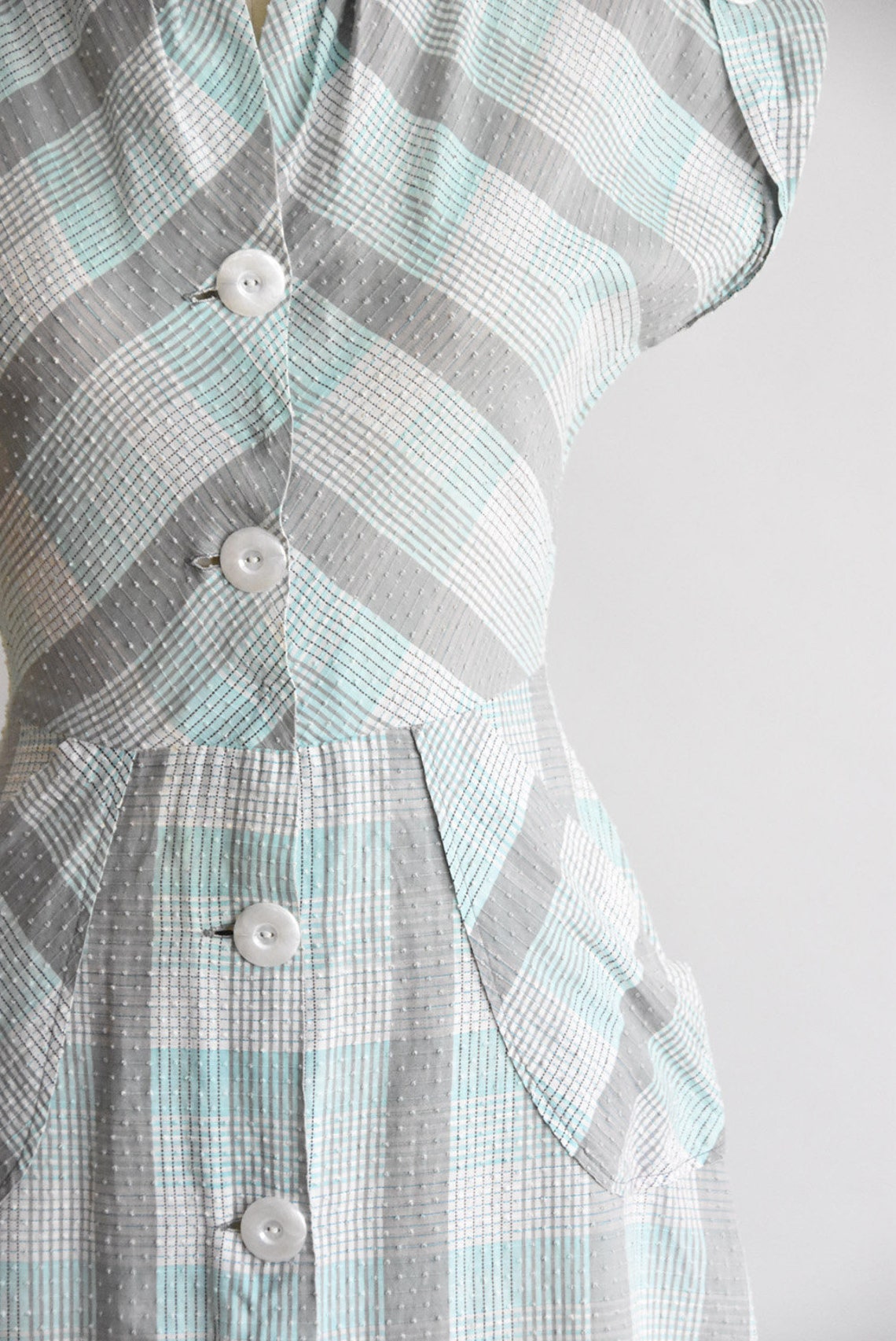 1940s Pavemint Dress - Etsy