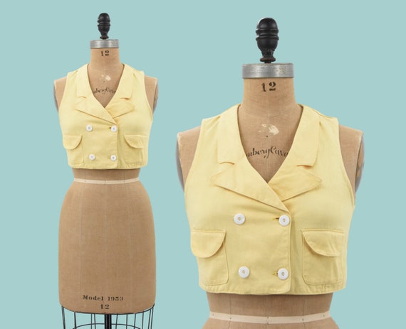 30s/40s Cheerio, Darling waistcoat - Gem