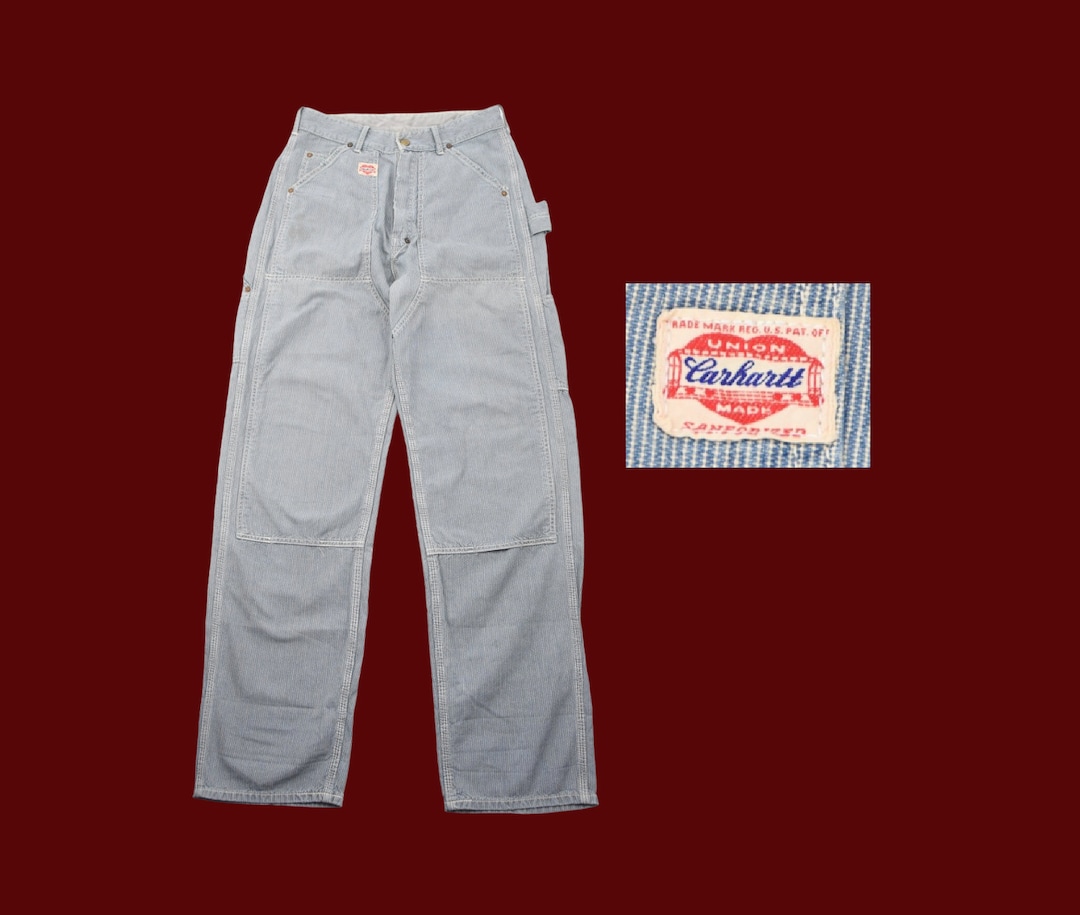 1940s Carhart Double Knee Heart Union Label Repro Pants - Etsy