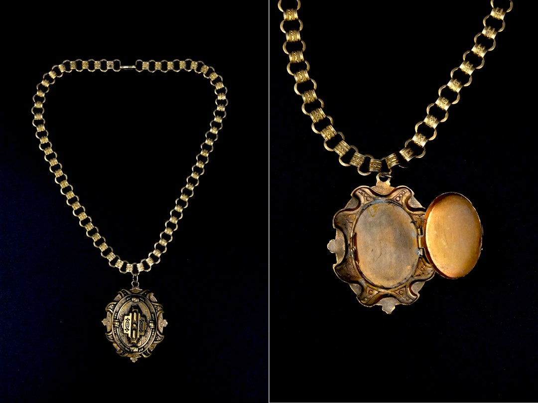 Victorian Secret Locket Necklace - Etsy