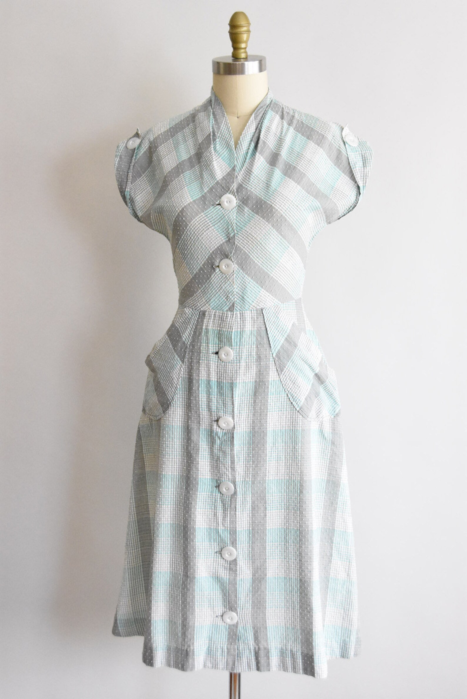 1940s Pavemint Dress - Etsy