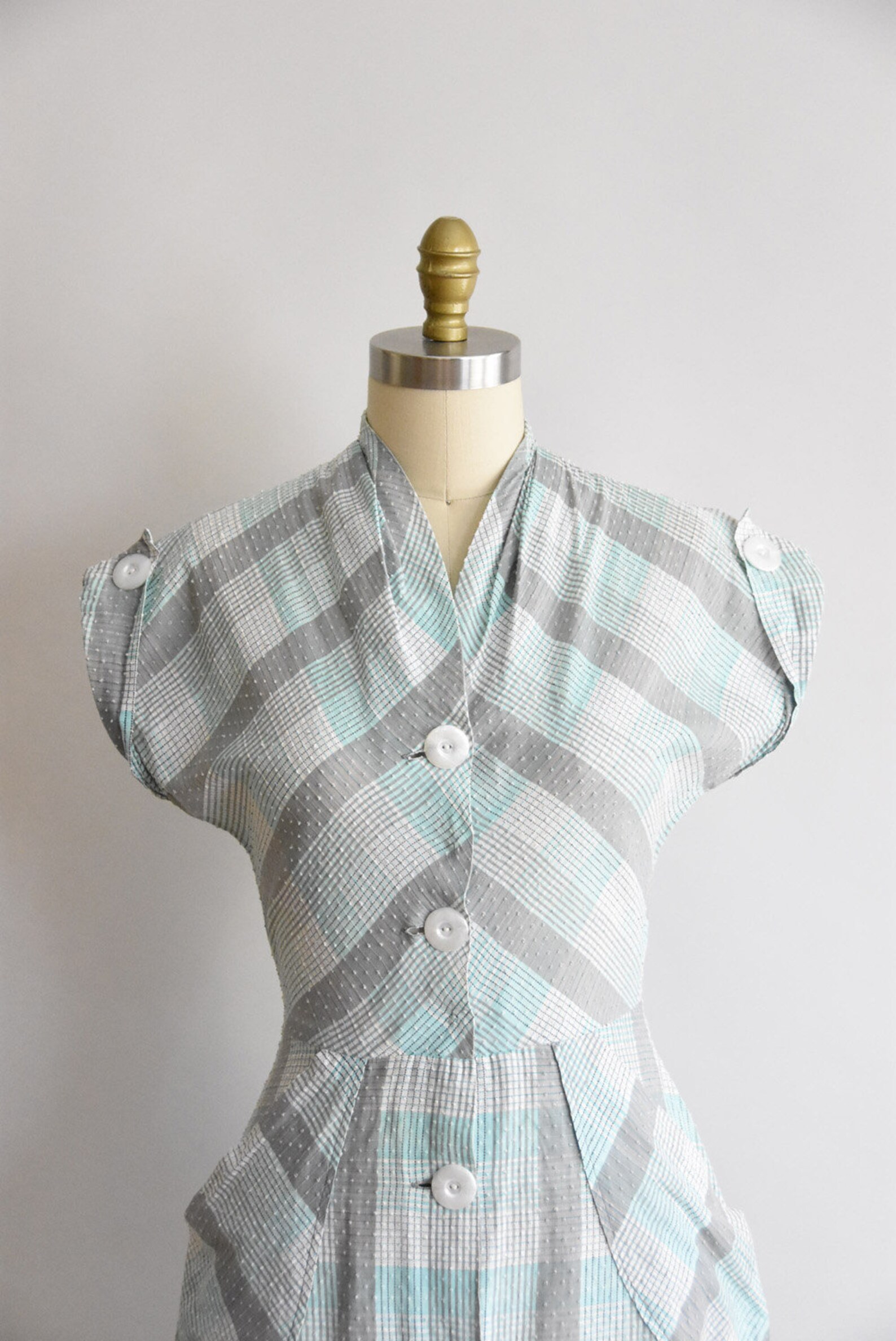 1940s Pavemint Dress - Etsy
