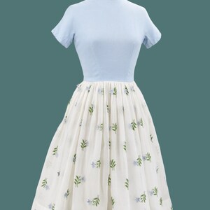 1956s Ms. Blue Sky Dress - Etsy
