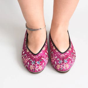 30s/ 40s Sweet Steps House Shoes/ Vintage Embroidered Slipper ...