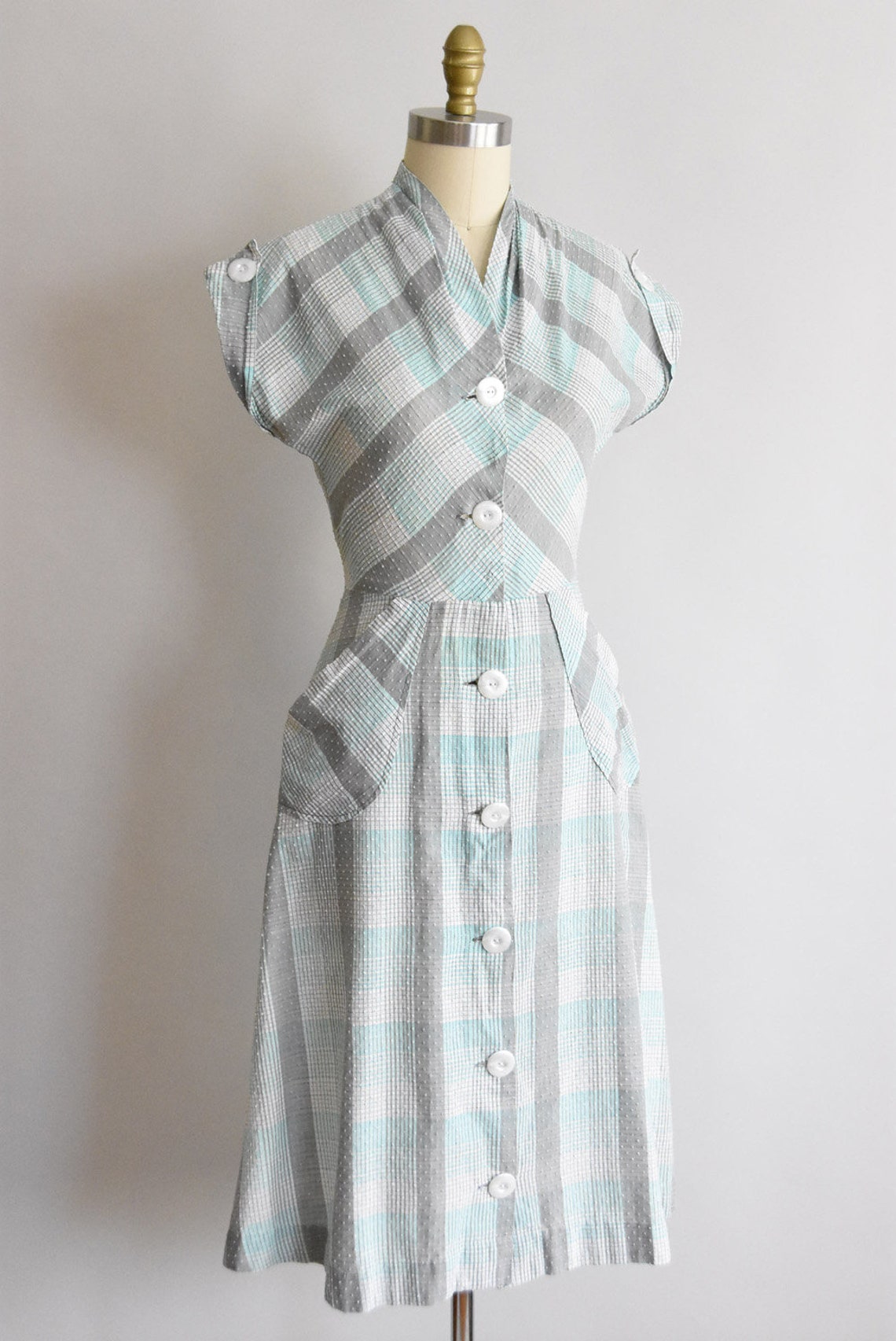 1940s Pavemint Dress - Etsy