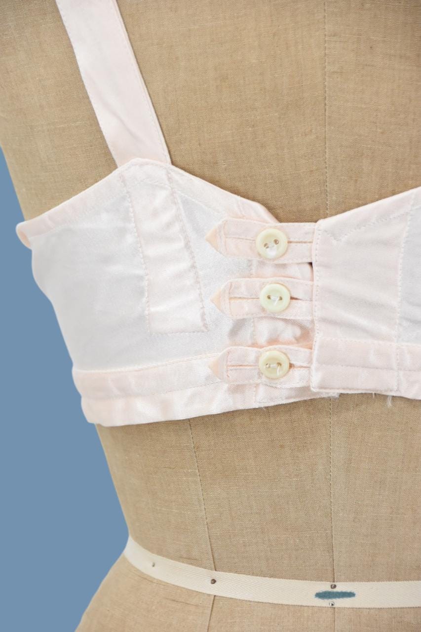 40s/50s Pillow Talk Satin Bullet Bra - Etsy