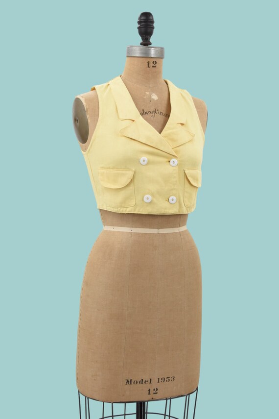 30s/40s Cheerio, Darling waistcoat - Gem