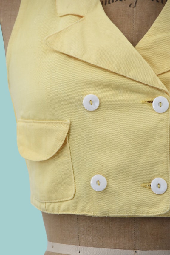 30s/40s Cheerio, Darling waistcoat - Gem