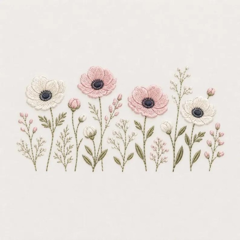 Vp3 Embroidery Flowers - Etsy New Zealand
