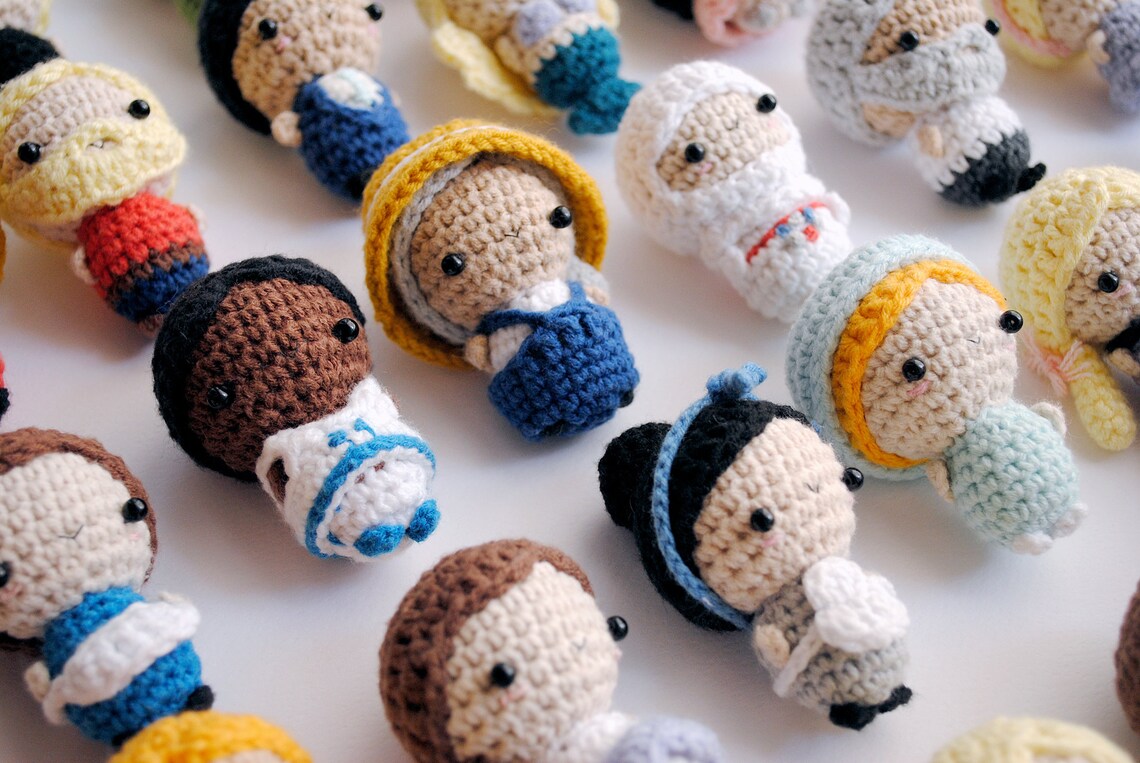 Tiny People + Miniatures Amigurumi Pattern. Pdf Crochet Pattern - Etsy ...