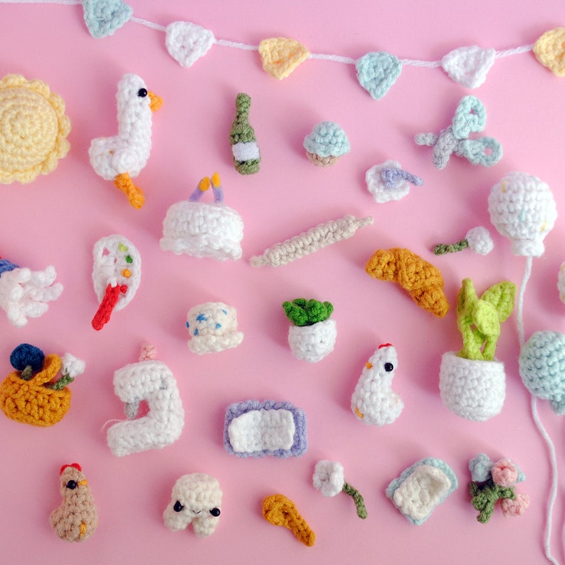 Tiny People Miniatures Amigurumi Pattern. Pdf Crochet | Etsy