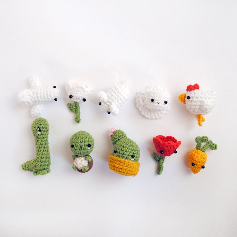 Mini Amigurumi Crochet Pattern: 24 Tiny Designs (PDF Pattern) - Etsy