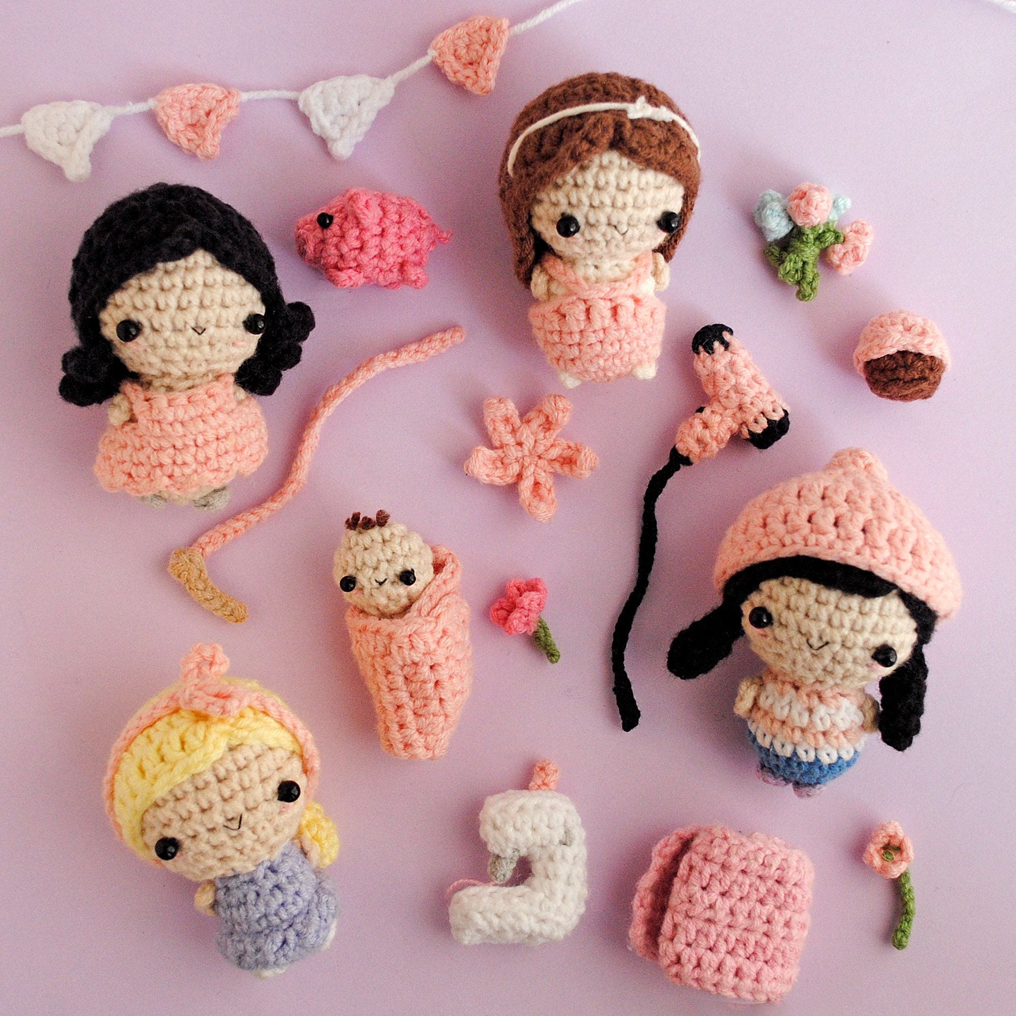 Tiny People Miniatures Amigurumi Pattern. Pdf Crochet - Etsy Australia