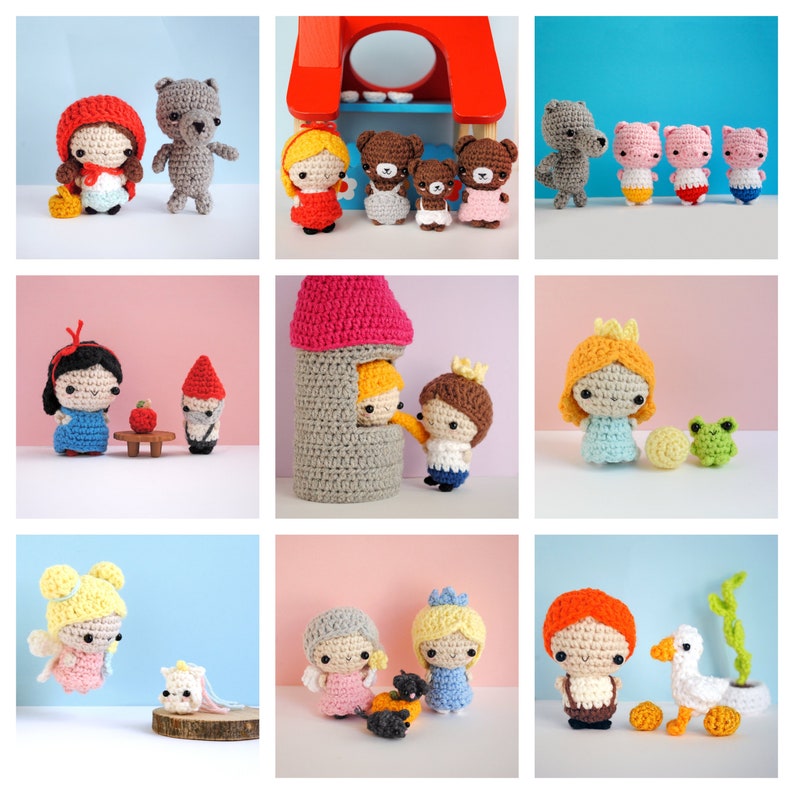 Fairytale Dolls Amigurumi Pattern. Pdf Crochet Pattern - Etsy