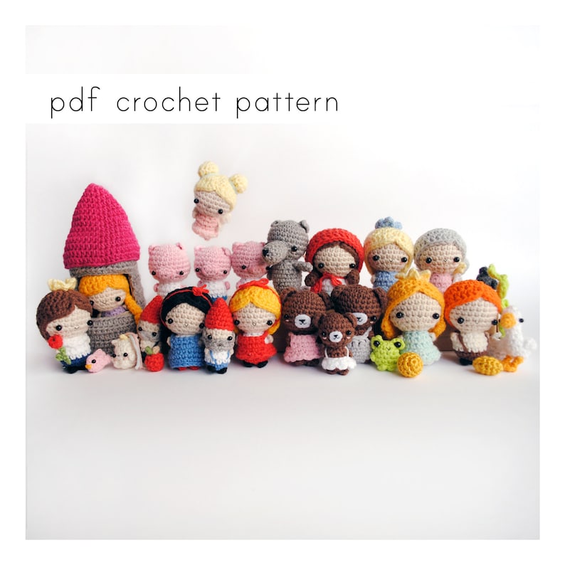 Fairytale Dolls Amigurumi Pattern. Pdf Crochet Pattern - Etsy