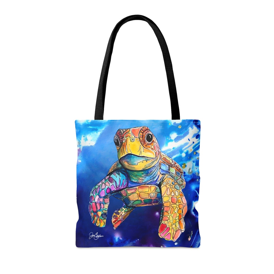 Tote Bag of NEW Baby Sea Turtle Painting by Jen Callahan Made Into a ...