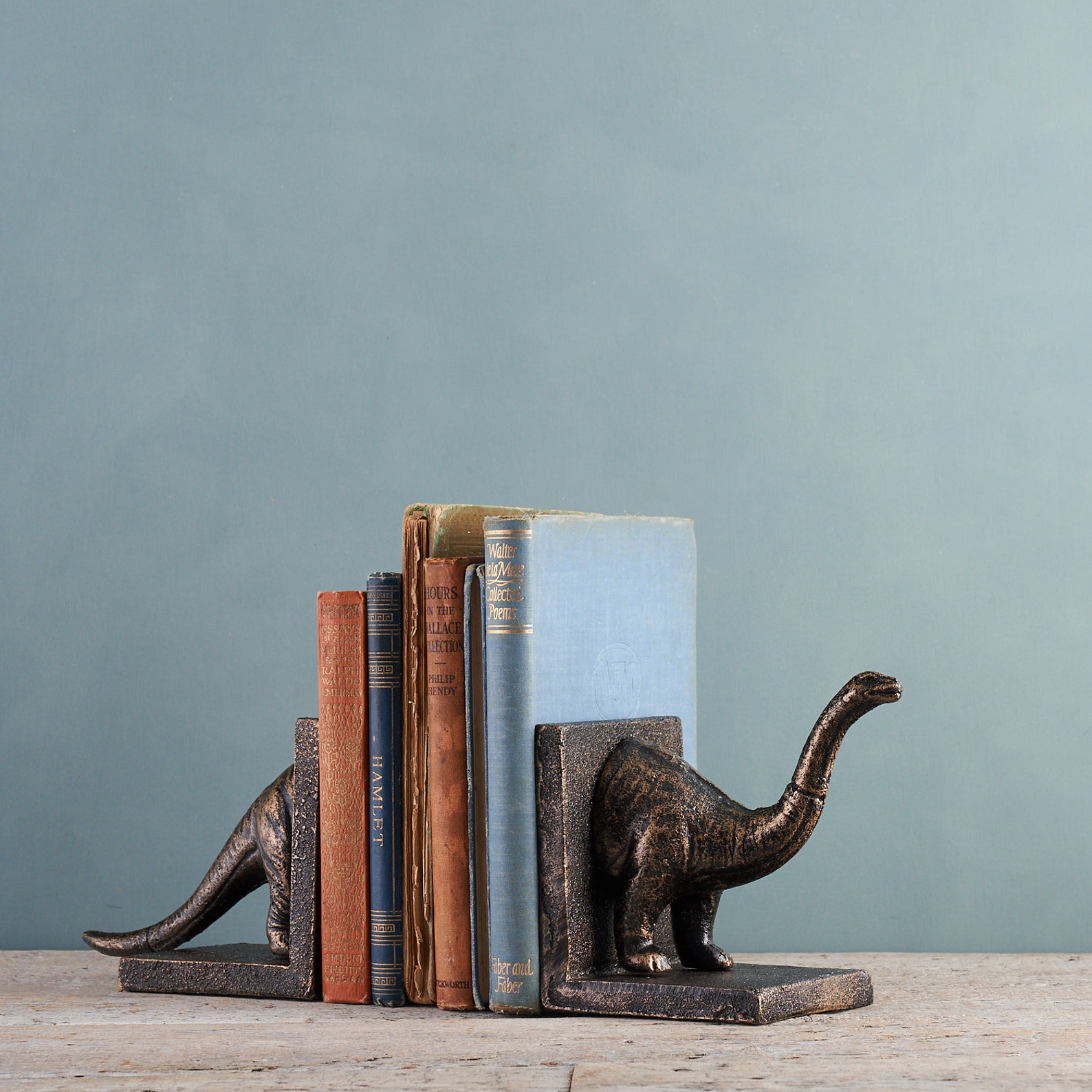 Dinosaur Bookends - Etsy