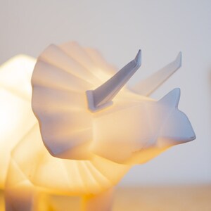 Triceratops Dinosaur Lamp - Etsy