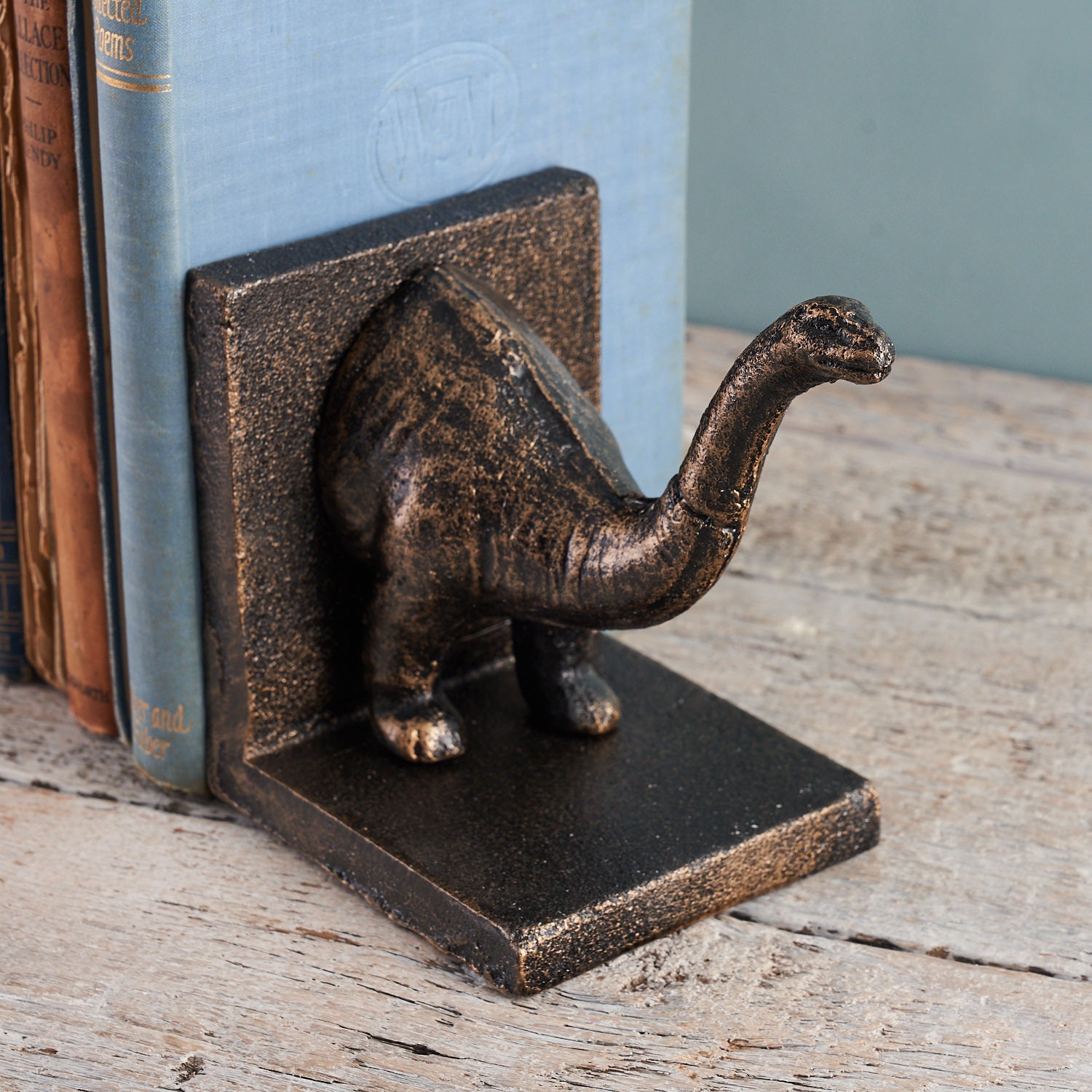 Dinosaur Bookends - Etsy