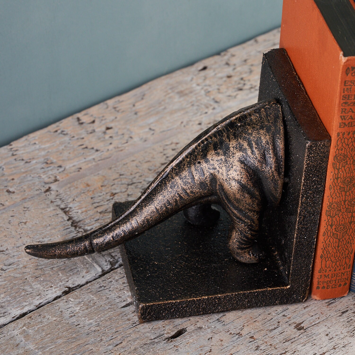 Dinosaur Bookends - Etsy