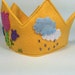 Spring Themed Girls Felt Crown, Birthday Crown - Etsy