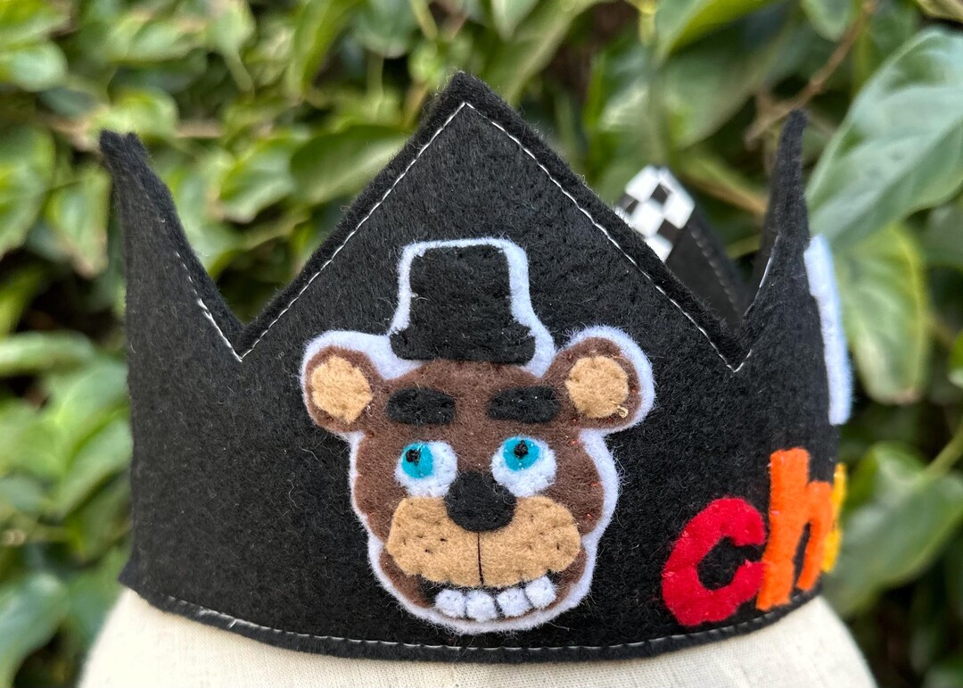 Personalized FNAF Birthday Crown - FNAF Party - FNAF Crown - Fnaf ...
