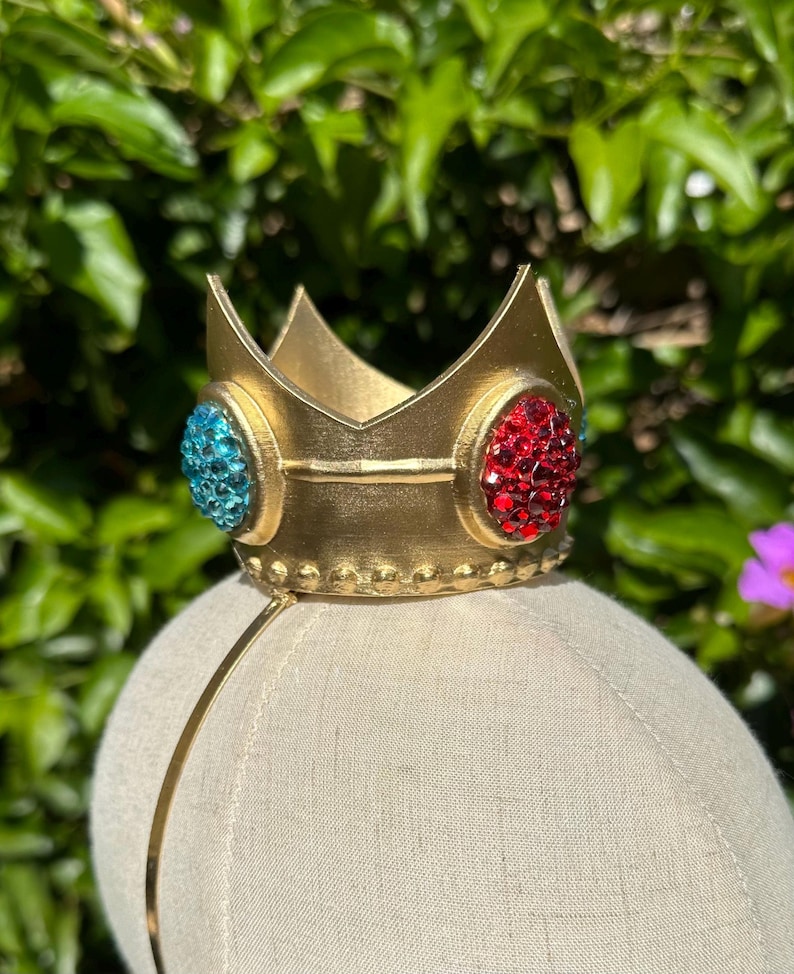 Princess Peach Crown -super Mario - Princess Peach Cosplay - Swarovski ...