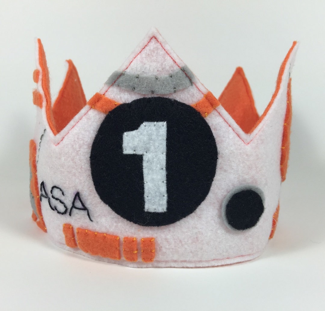 BB8 Felt Birthday Crown - Star Wars Birthday - BB-8 Birthday - Smash ...