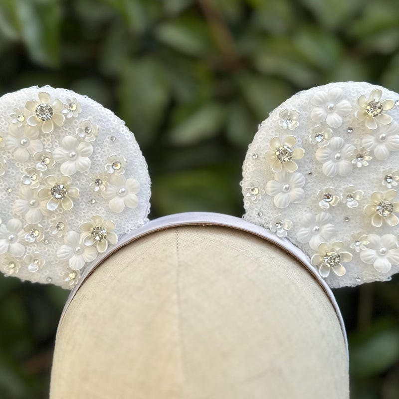 Wedding Mickey Ears - Etsy