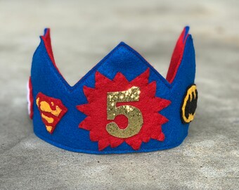 Superhero Crown - Etsy