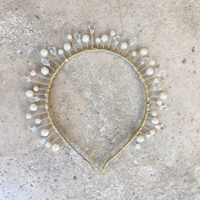 Pearl Crown - Etsy