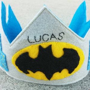 Superhero Theme Birthday Crown - Etsy