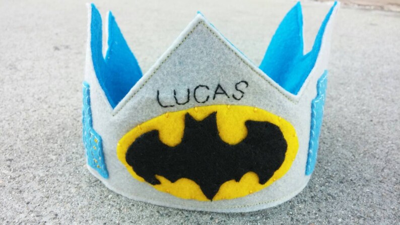 Superhero Theme Birthday Crown - Etsy
